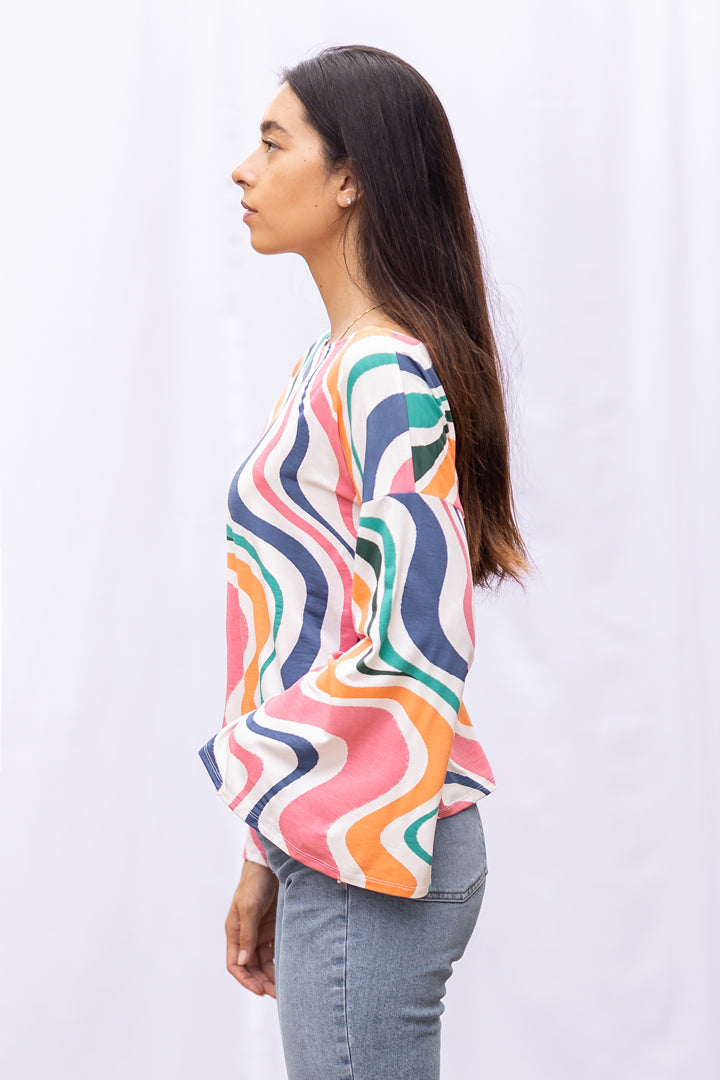 Dee Dee Top (Retro Rainbow) - S – Ten Tomorrow