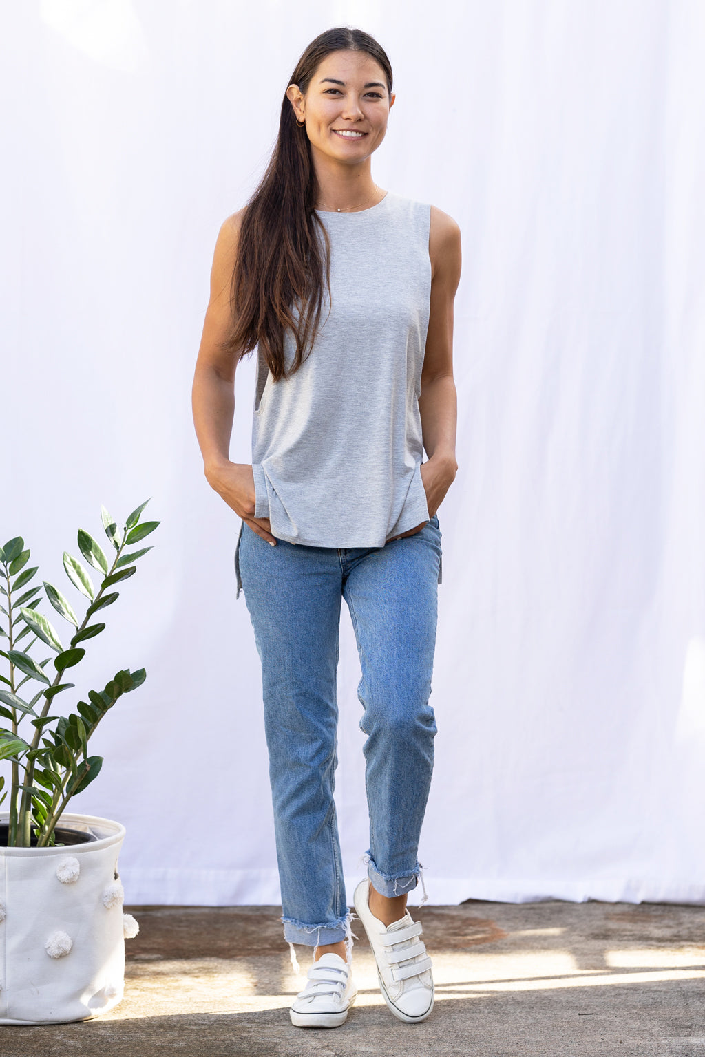 Courtney Layered Tank (Heather Grey) – Ten Tomorrow