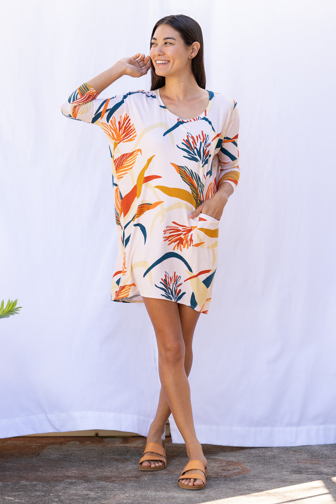 Tracy T-Shirt Dress (Lehua) – Ten Tomorrow