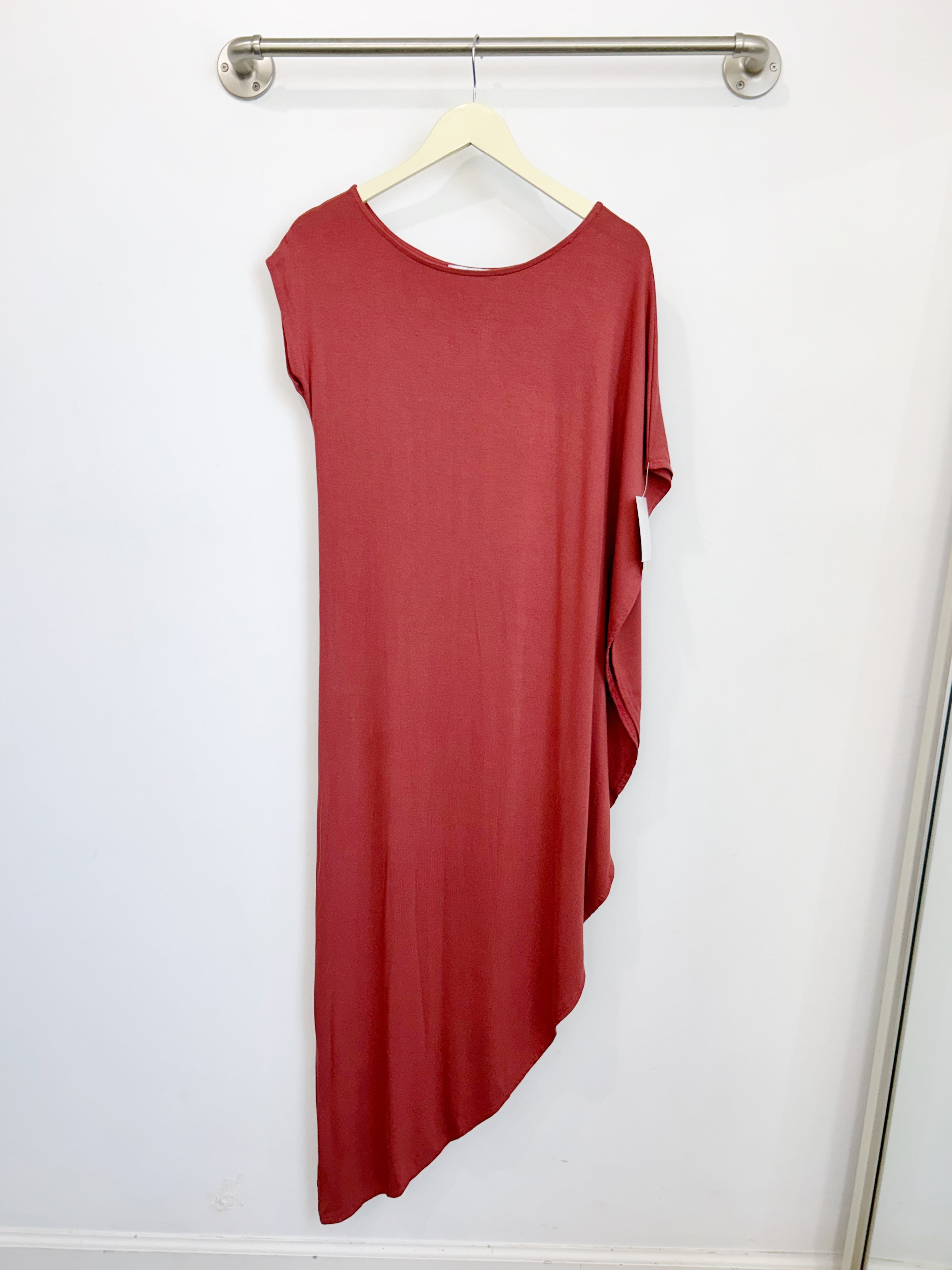 Lola Asymmetric Maxi (Terra Cotta) - S – Ten Tomorrow