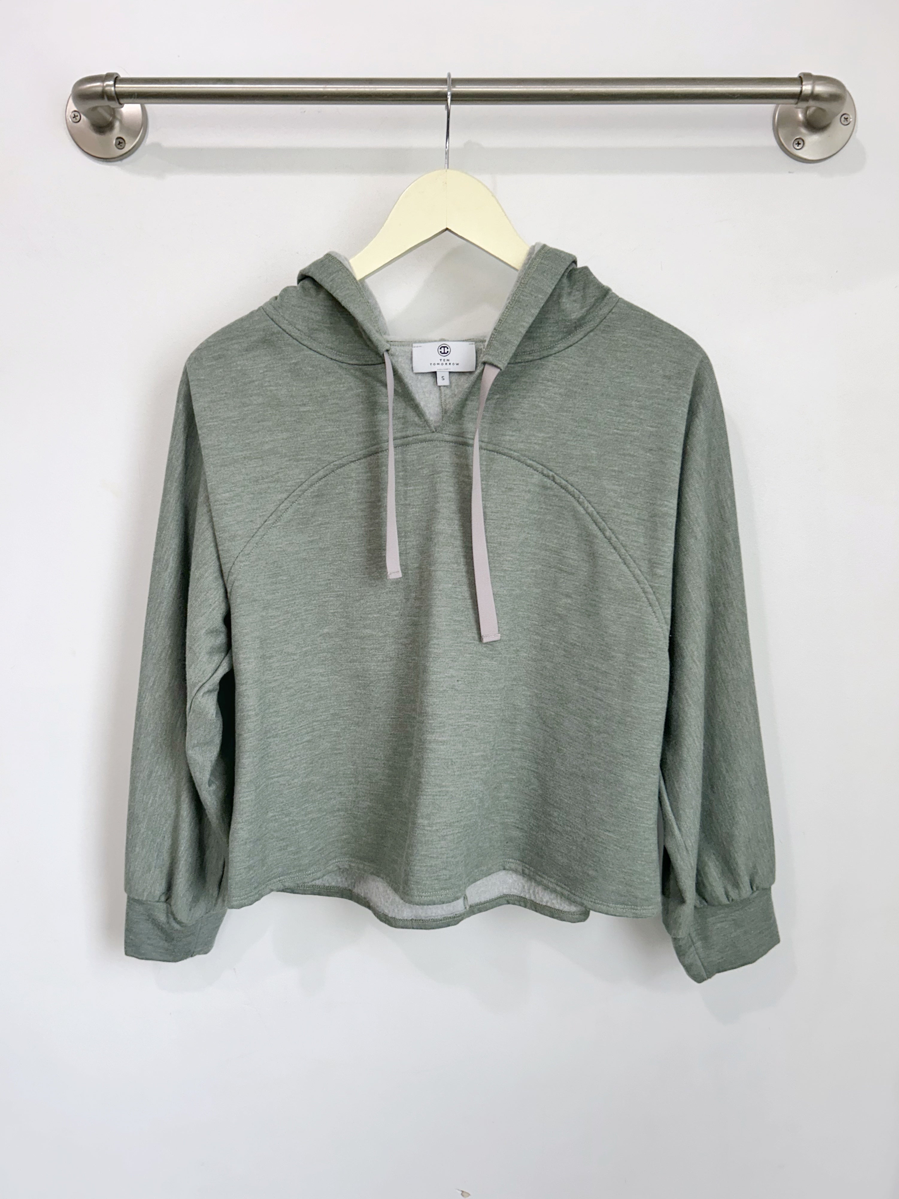 Bella Hoodie (Sage Fleece) - S – Ten Tomorrow