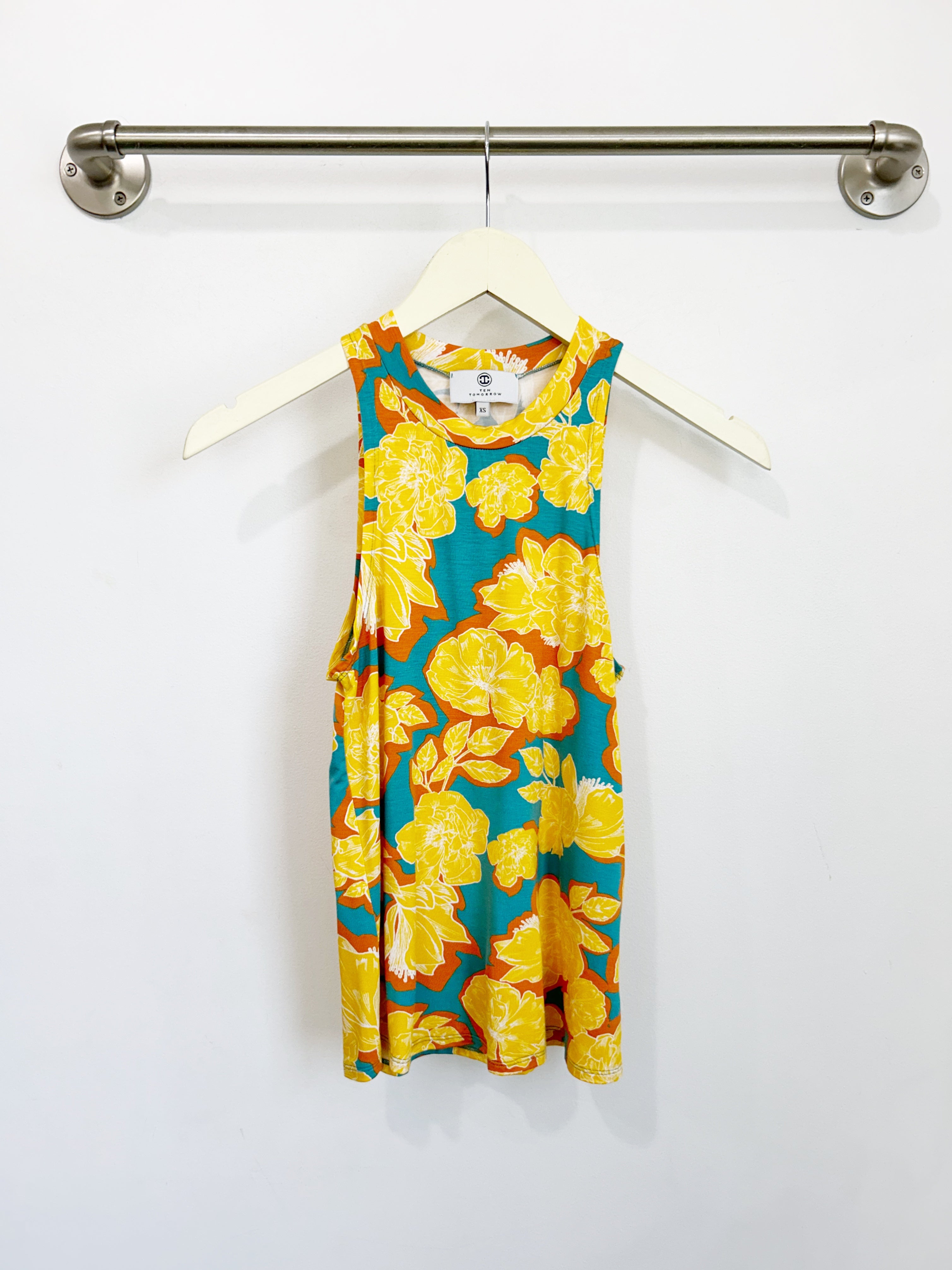 Logan Tank (Golden Bloom) - XS – Ten Tomorrow