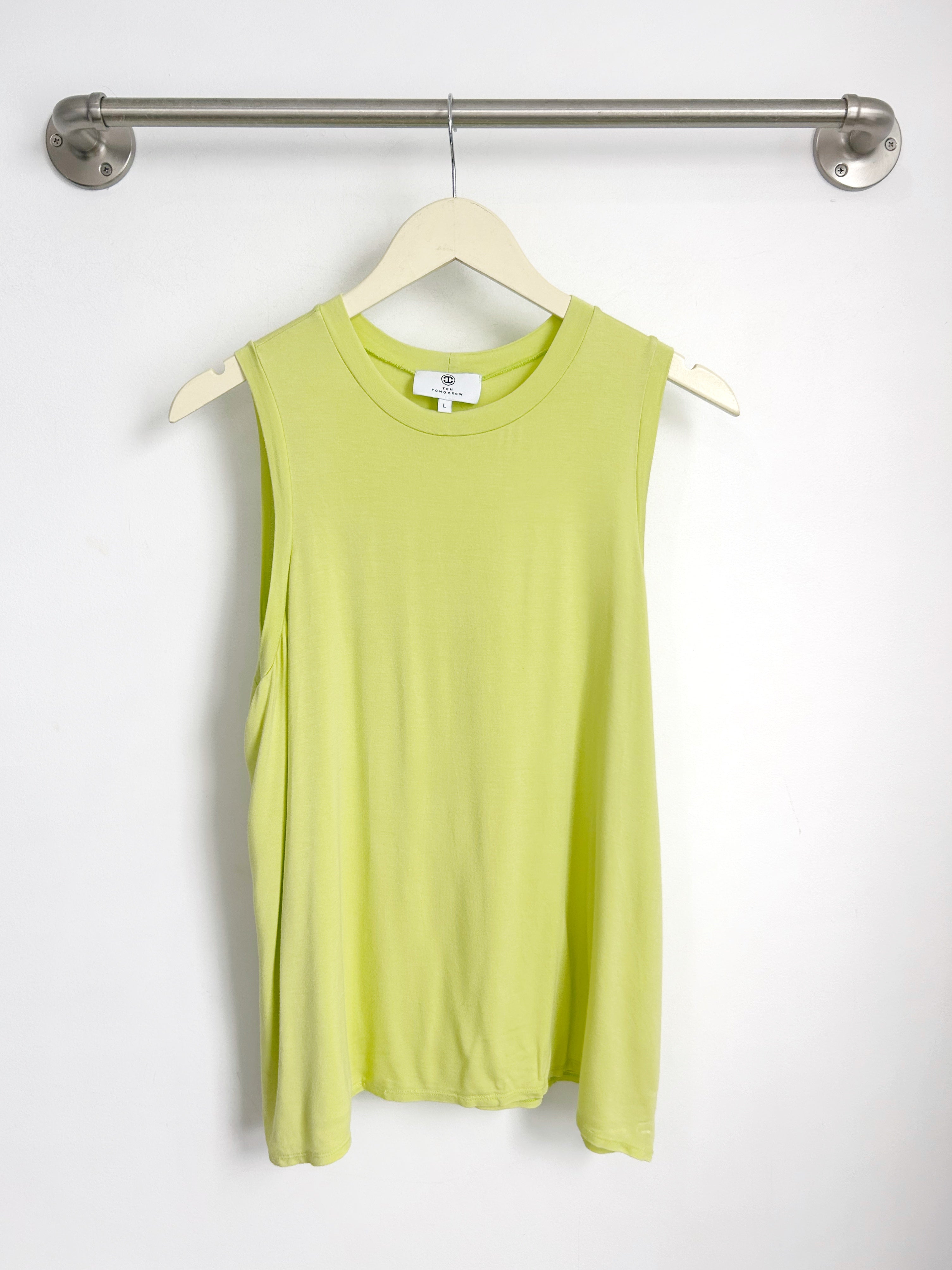 Chris Tank Top (Chartreuse) - L – Ten Tomorrow