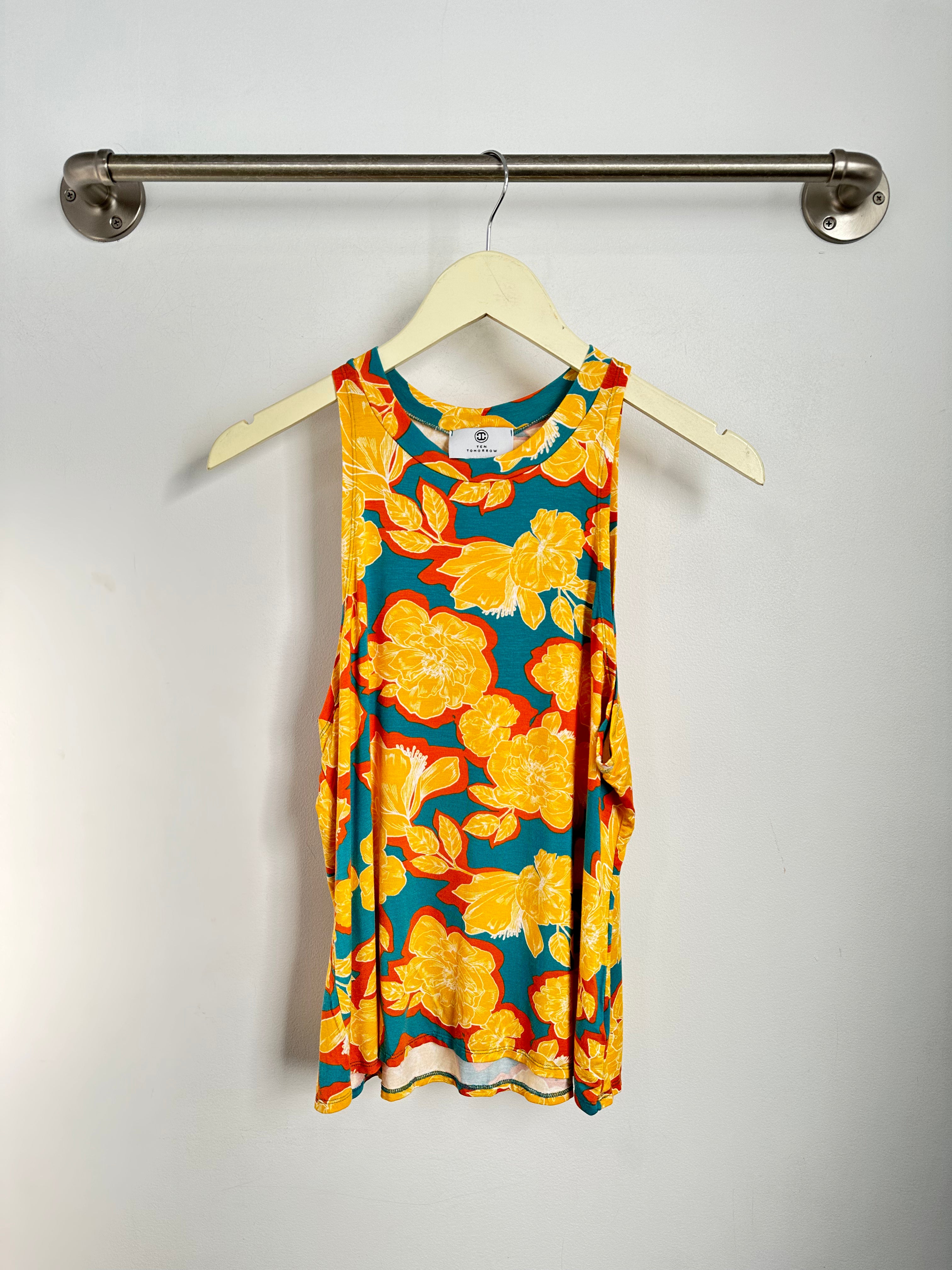 Logan Tank (Golden Bloom) - XL – Ten Tomorrow