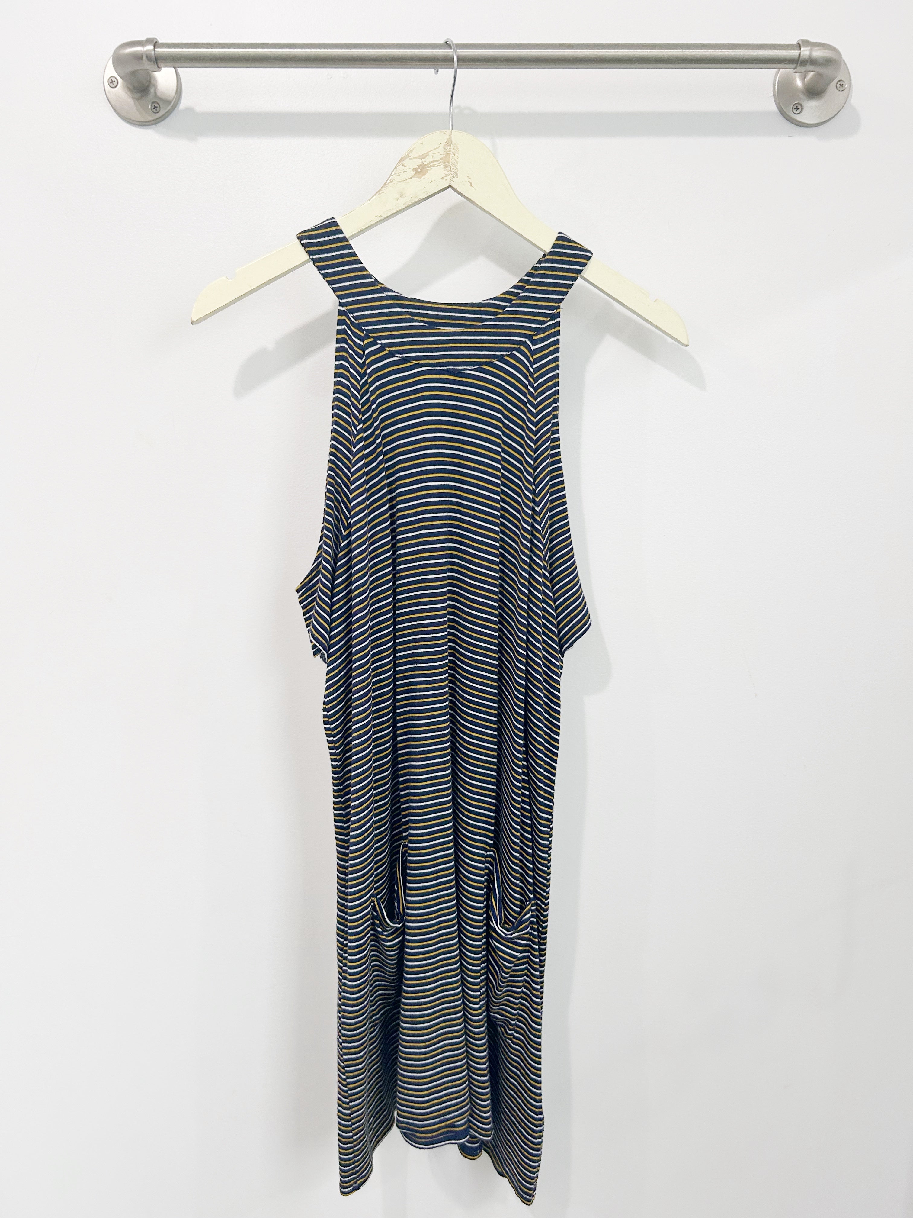 Jennifer Dress (Navy Stripe) - L – Ten Tomorrow