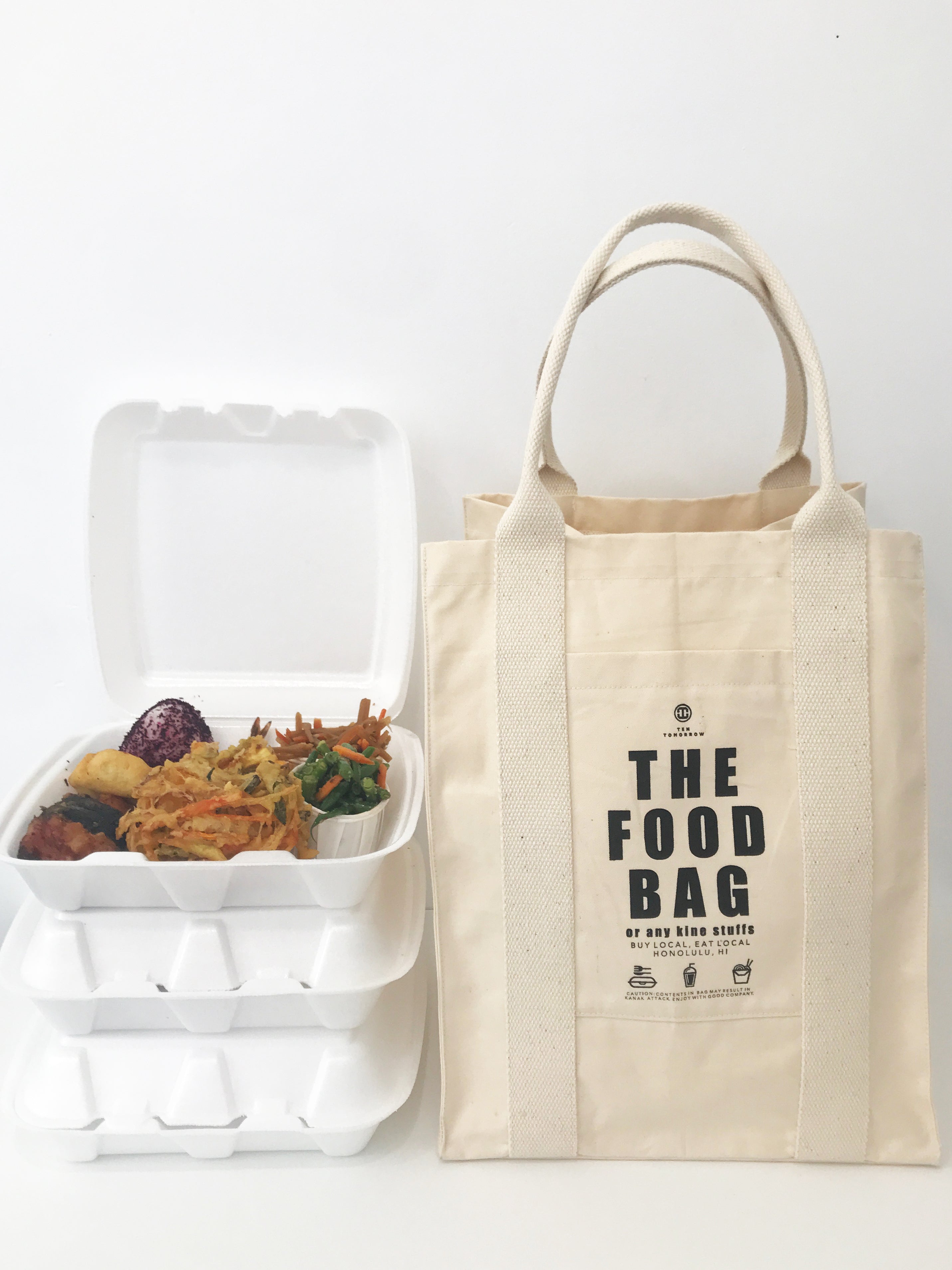 Eco-Friendly Foodie Takeout Tote – Ten Tomorrow